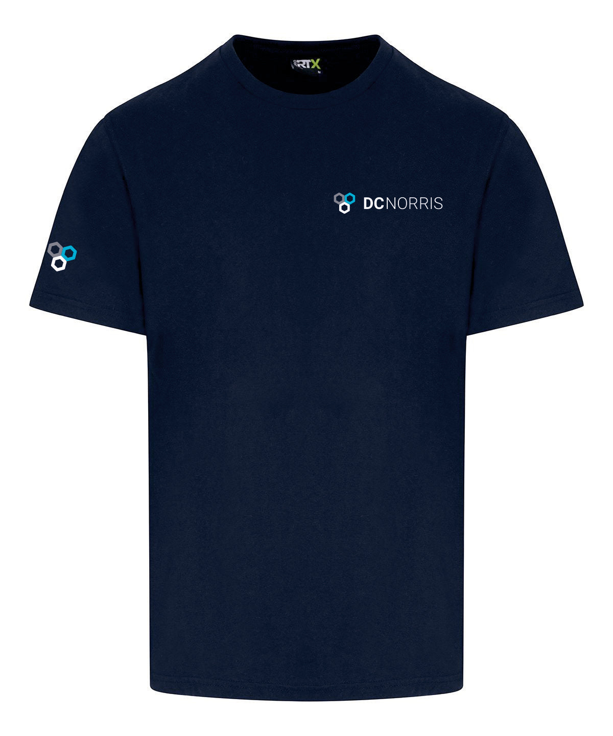 RX151 Navy Pro Tshirt with embroidery – P&M Custom Clothing